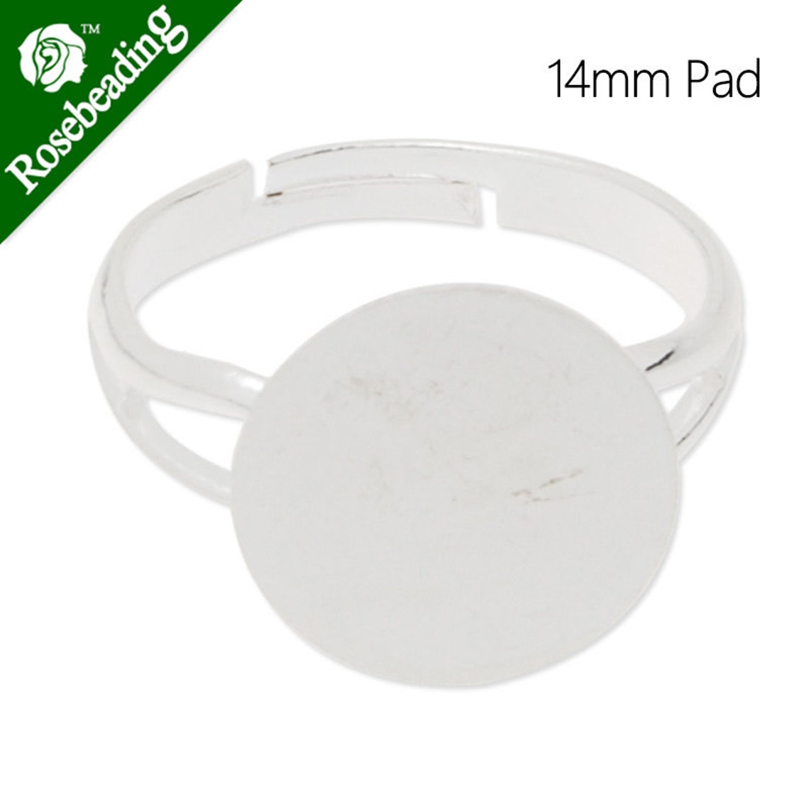 20PCS Adjustable Ring Blanks Base With 14MM Blank Padring - Etsy