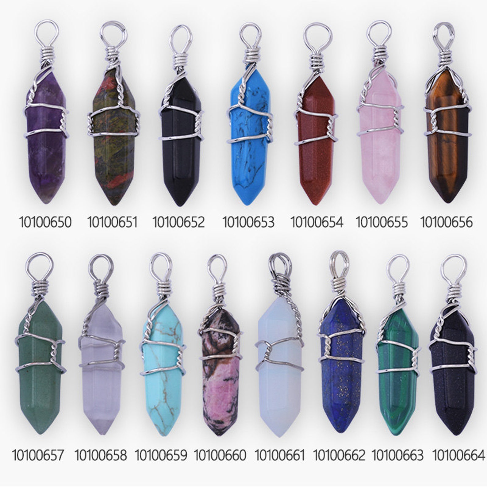 1 Pcs Hexagonal Point Crystals Healing Stone Polished Stone - Etsy