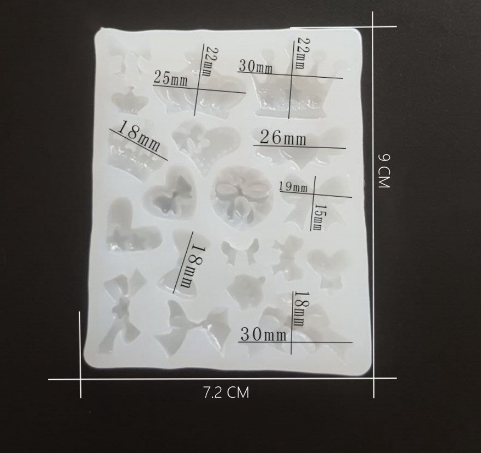 1pcs Gem Silicone Mold Flexible Resin UV Mold - Etsy