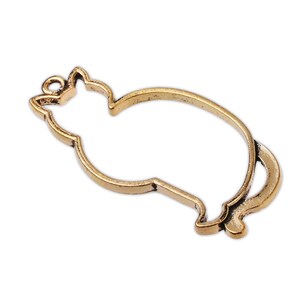 20 Cat Open Bezel, Cat Open Back Bezel Setting for Resin, Resin Casting ...