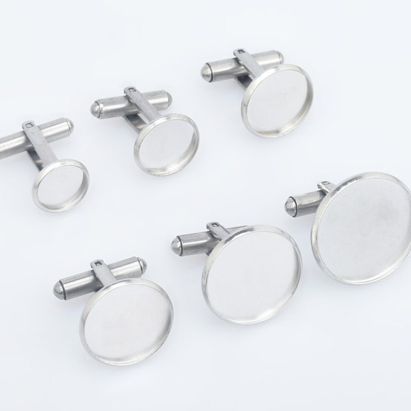 Cufflinks Blank - Etsy