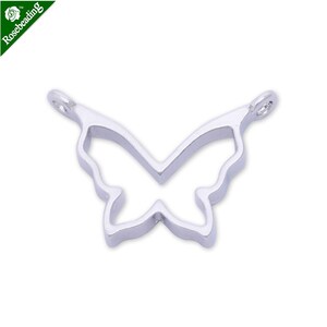 10 Metal Butterfly Frame 36*27*4mm Open Back Pendant Zinc Alloy Pendant ...