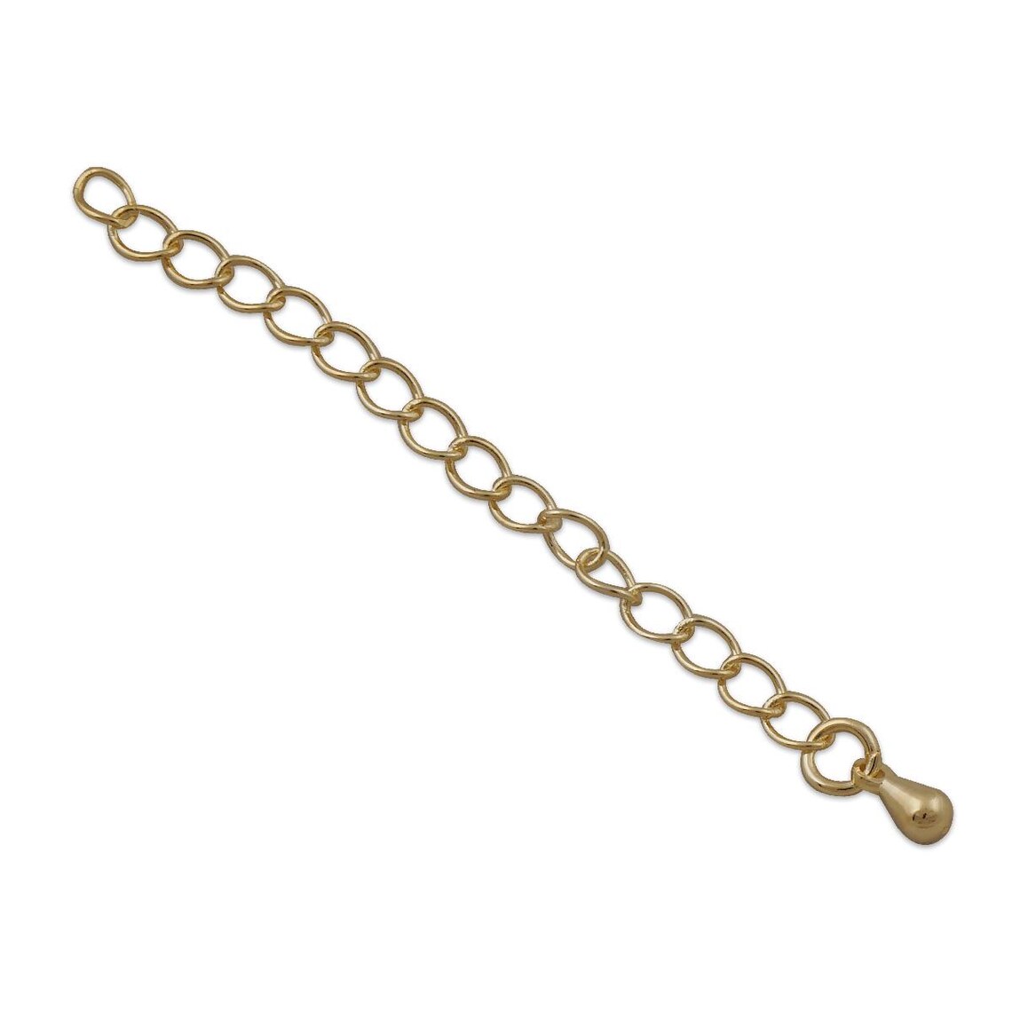 14K Gold Filled Chain Extender for Necklace Bracelet Supply Component ...