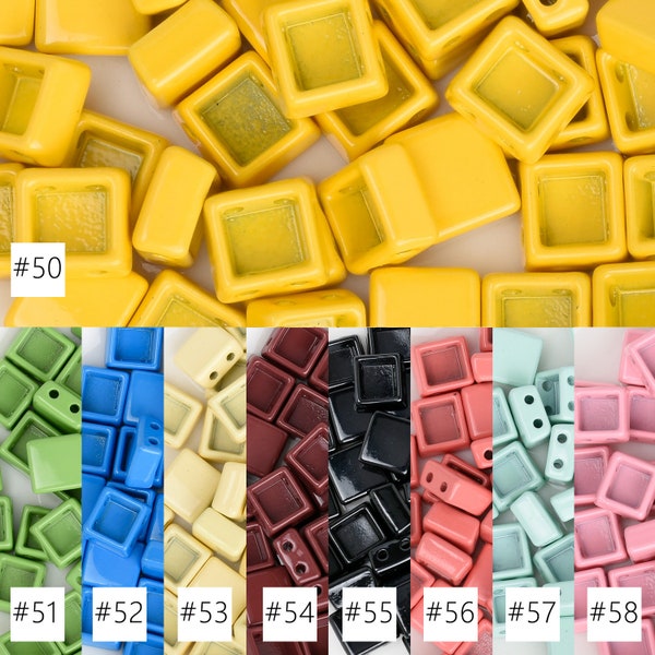 Square Enamel Beads - Etsy