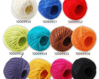 0.7MM Weaving Jute Thread Embroidery Thread Jute Craft Yarn - Etsy