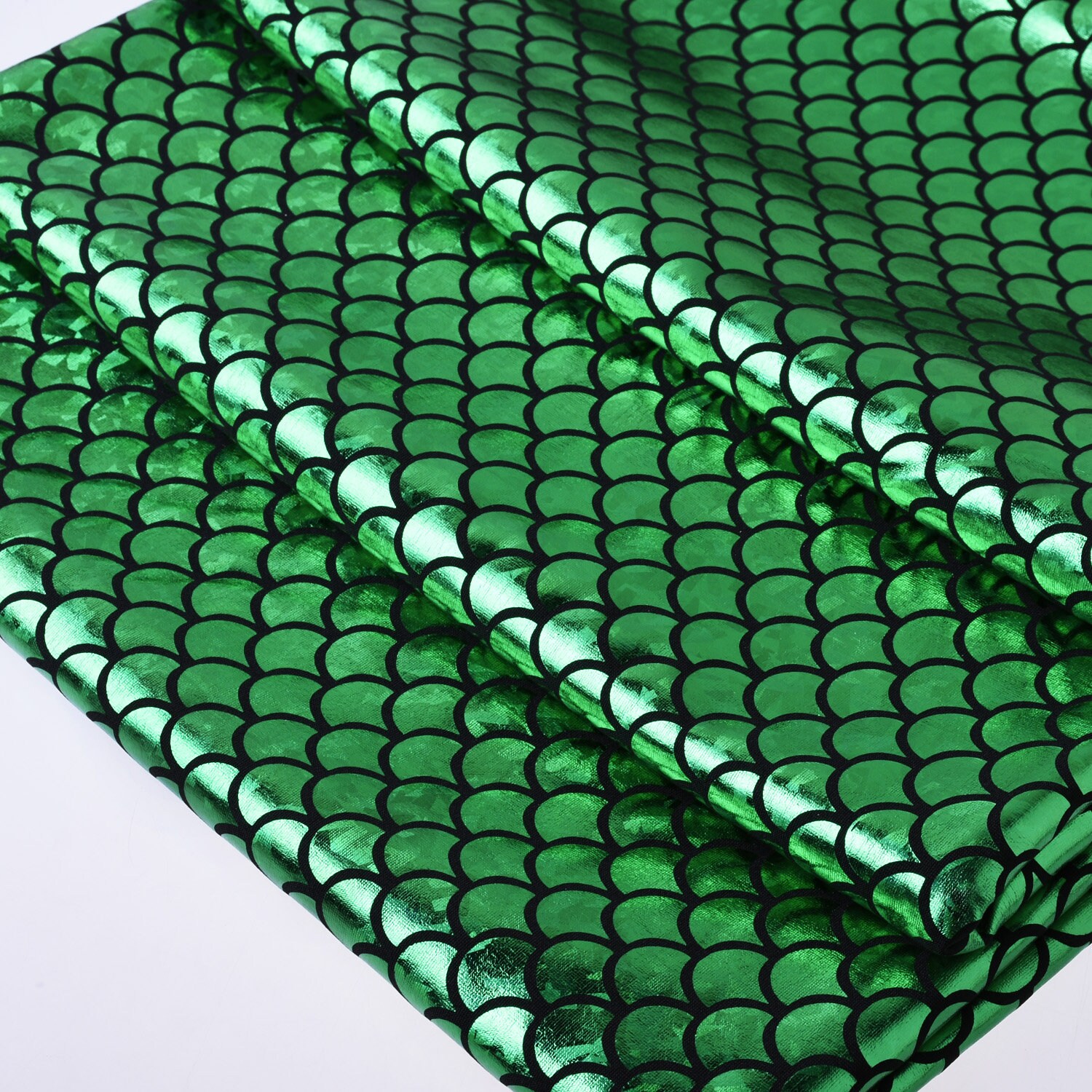 8*12“ Mermaid Scale Pattern Fabric Fish Scales Spandex Fabric ...