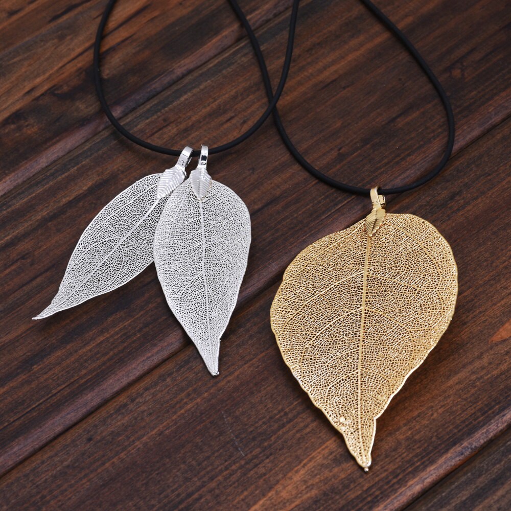 2 Plated Dipped Leaf About 60-80MM Filigree Leaf Charm | Etsy