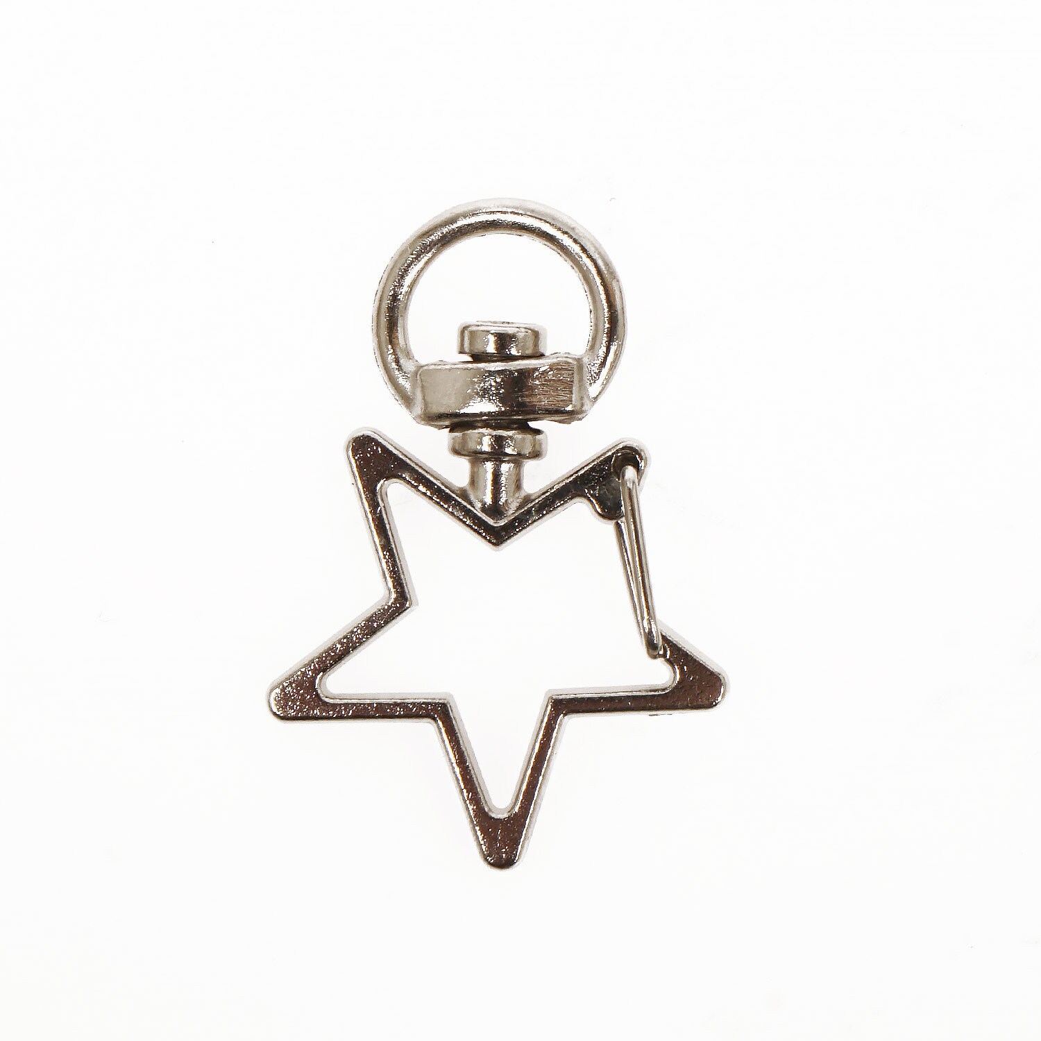 10PCS Alloy Keychain Star Shape key Rings with Swivel | Etsy