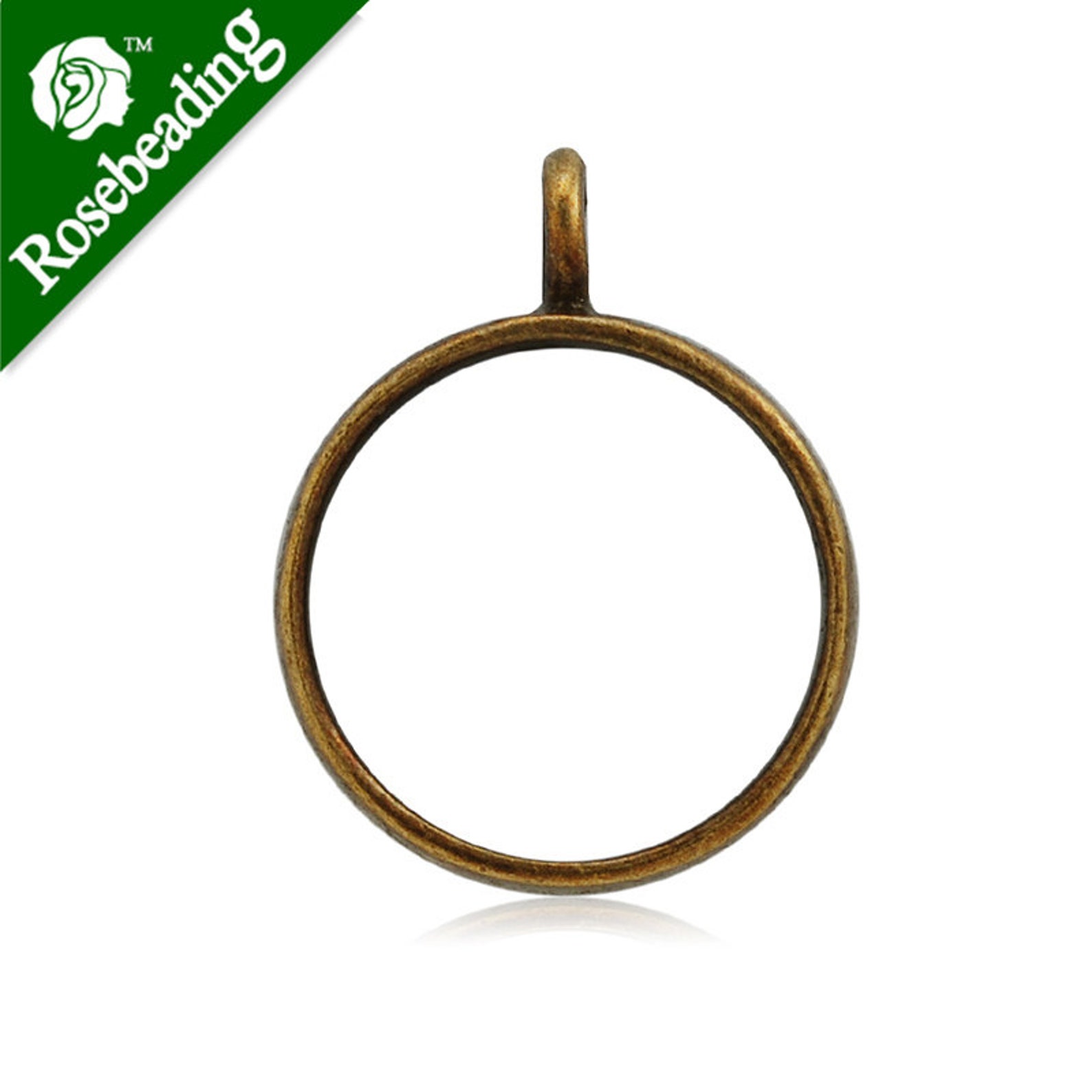 10PCS 20mm Round Open Back Bezel Pendant Open Back for Resin | Etsy