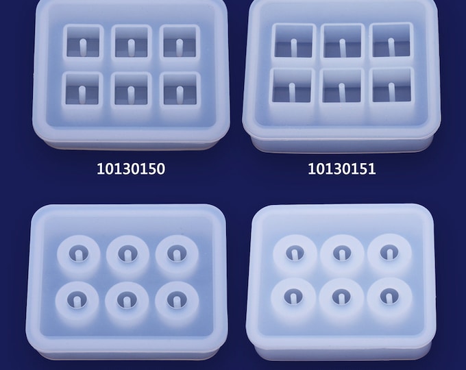 Cabochon Jewelry Making Mold Mould Resin Crafts With Hole Diy | Etsy