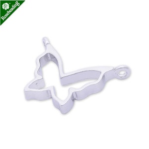 10 Metal Butterfly Frame 36*27*4mm Open Back Pendant Zinc Alloy Pendant ...