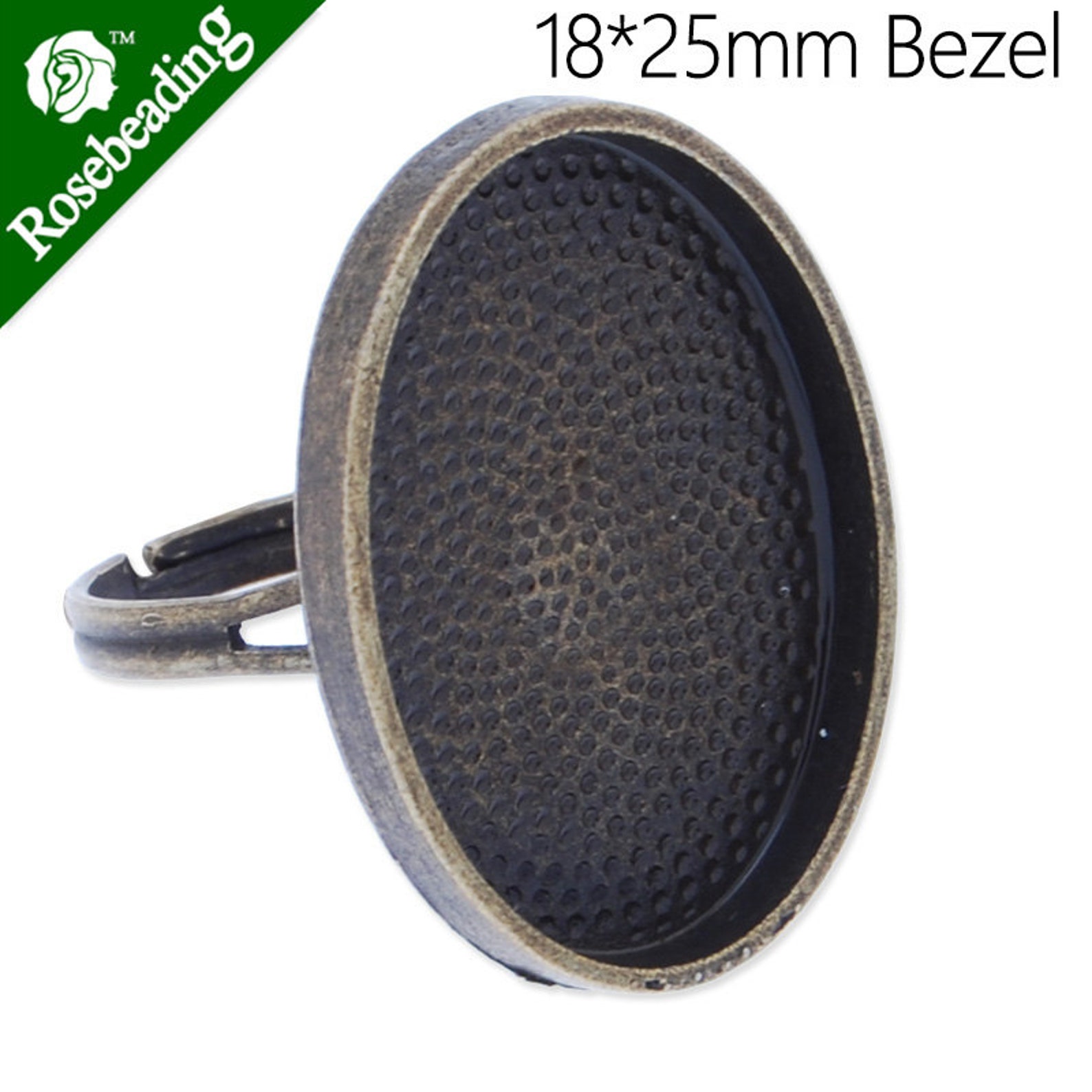 20PCS Adjustable Ring Base Setting With 18x25mm Oval Bezel | Etsy