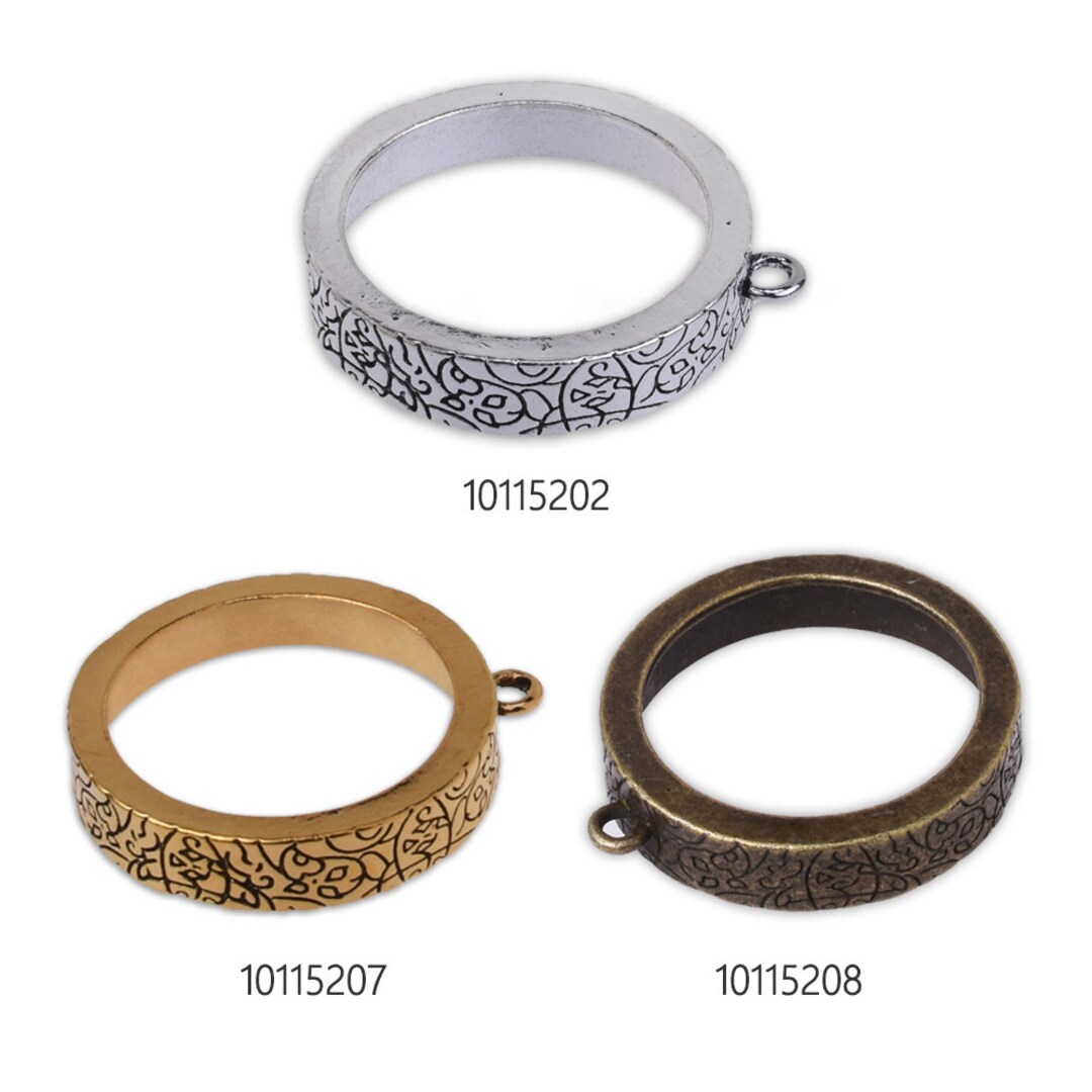 10 Round Resin Bezel Open Back Blank,flourish Open Bezel 30mm for Resin ...