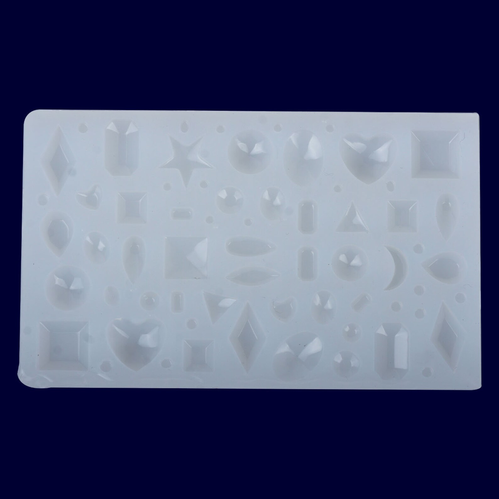 1pcs Gem Silicone Mold Flexible Resin UV Mold - Etsy