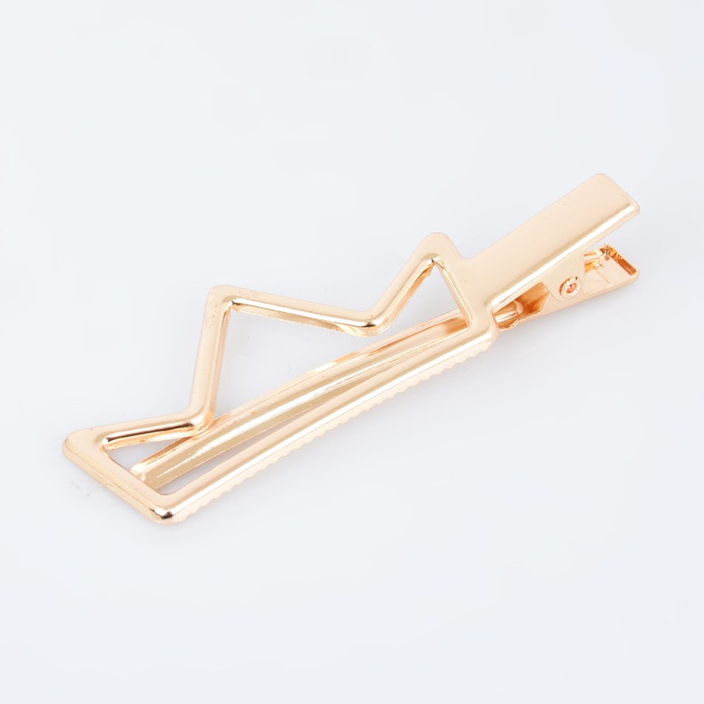 Metal Hollow Hair Clip INS Popular Hairpin Barrettes Duckbill Clip ...