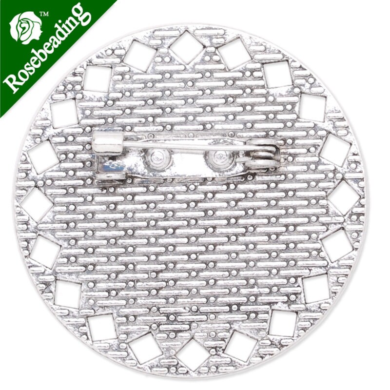 10pcs Cameo Brooch Base With 25mm Bezel Fit 25mm Round | Etsy