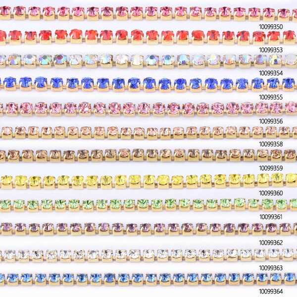 Rhinestone Chain - Etsy