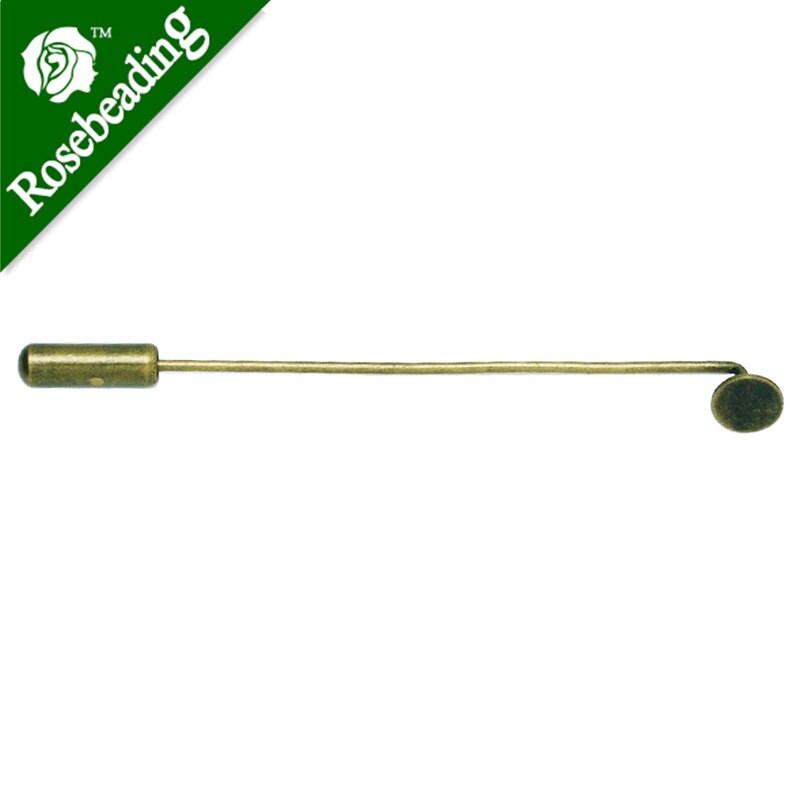 20PCS Safety Pin With 6MM Round Pad Brooch Pin Length 57MM - Etsy