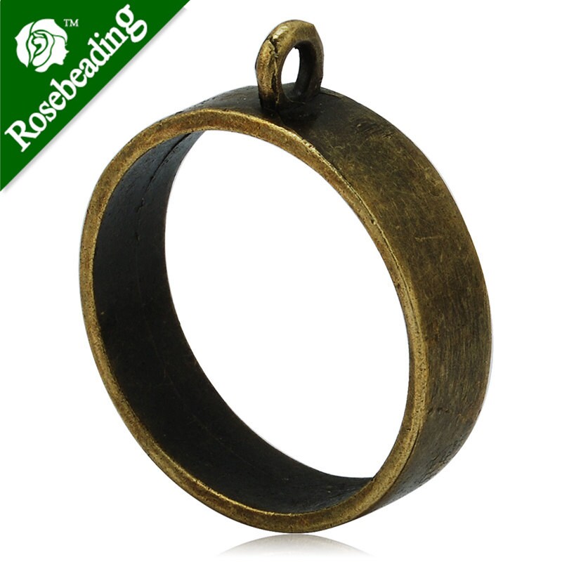 10PCS 25mm Round Open Back Bezel Pendant Open Back for Resin - Etsy