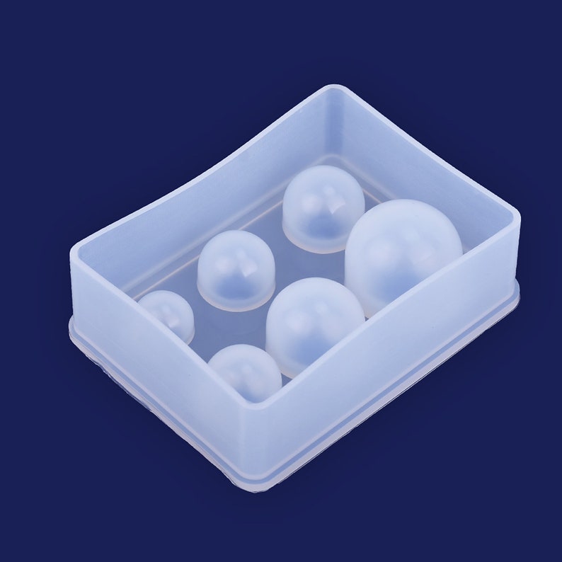 Bead Silicone Mold Resin Round Ball Silicone Mould Bracelet Beads Mold ...