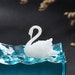 3D Mini Swan Model DIY Resin Swan Model for Silicone Mold Craft Making ...