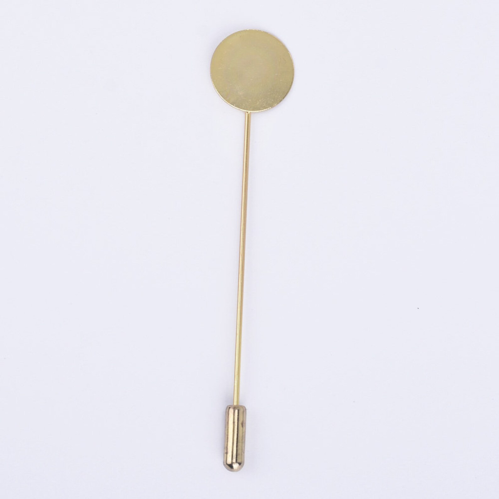 Brass Stick Pin Clutch Brooch Pin Platinum Broach Blanks 70mm - Etsy