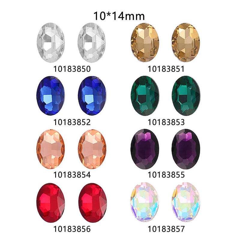 Oval Rhinestone - Etsy