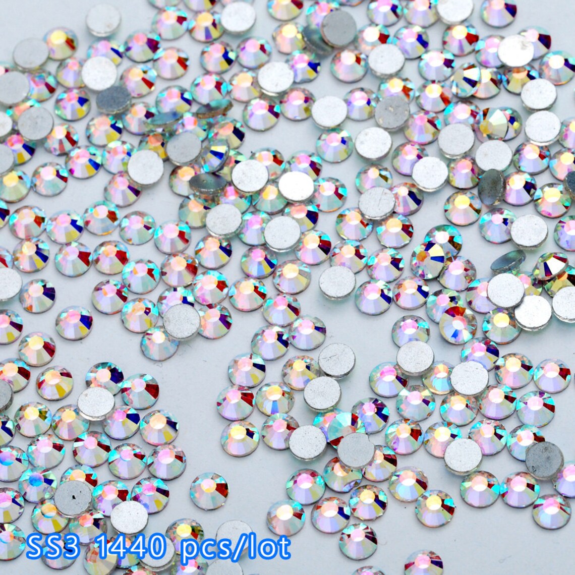 Clear AB Crystal Rhinestones Non Hot Fix Crystal Craft for - Etsy