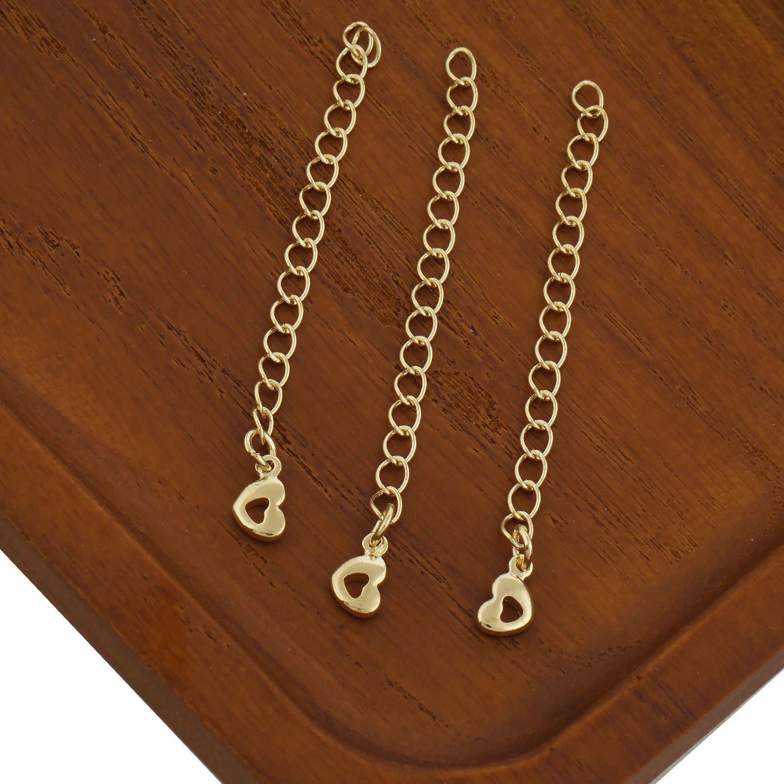 14k Gold Filled 50MM Extender Chain for Jewelry Making, Adjustable for ...