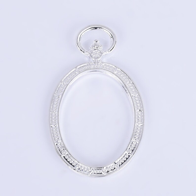 53313mm Oval Open Back Pendant Resin Setting Blanks Open - Etsy