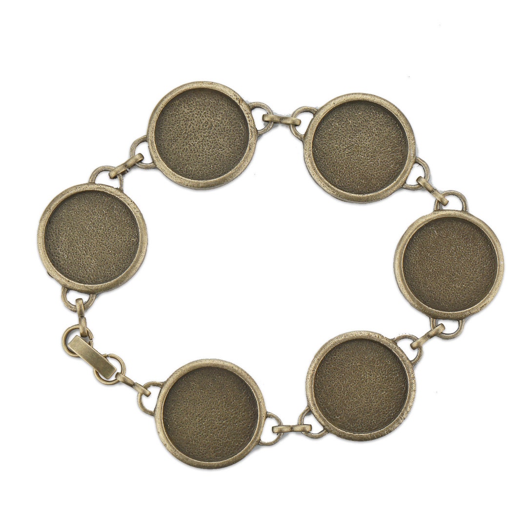 5 Pcs Bezel Bracelet Blanks for Jewelry Making Blank Bracelet Setting ...