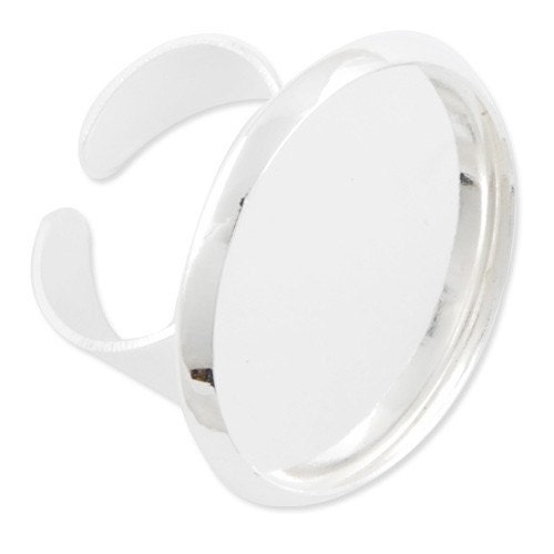 20PCS Round Adjustable Shallow Bottom Ring Base Setting With - Etsy