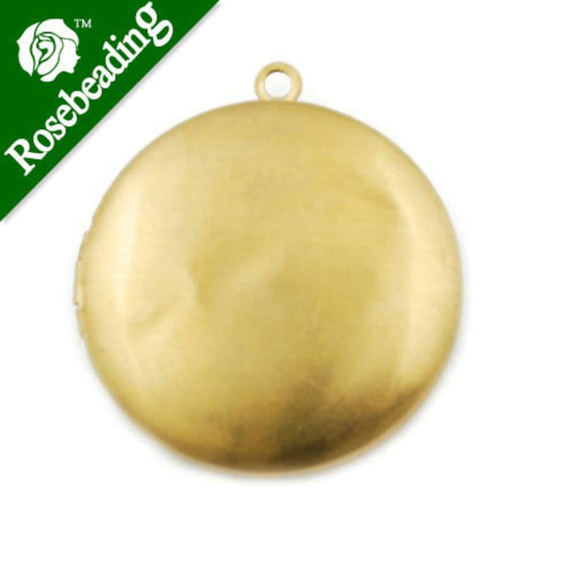 Antique Brass Locket Round - Etsy UK