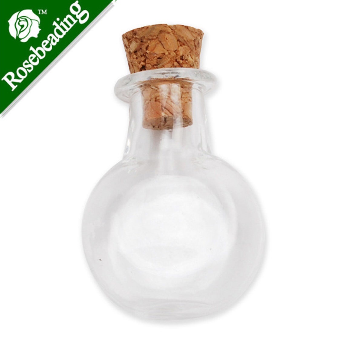 10PCS Colorful Tiny Glass Bottles Small Glass Bottles Empty Small ...