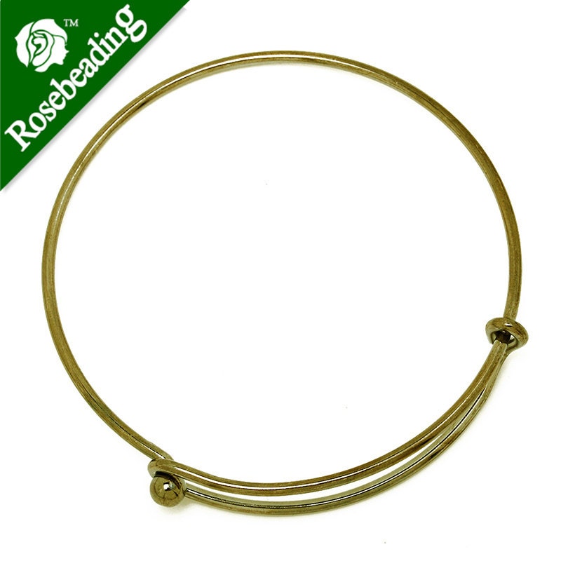 5PCS 2mm Expandable Bracelet Wire Bracelet Bangle Bracelet Charm ...