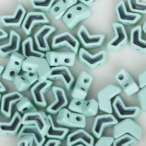 8*4*4mm Enamel Tile Beads, Chevron Arrow 2-hole Beads for Bracelets ...