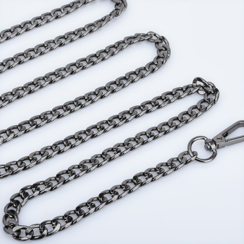 9mm Width Iron Chain Purse Shoulder Bag Handbag Strap Chain Replacement ...