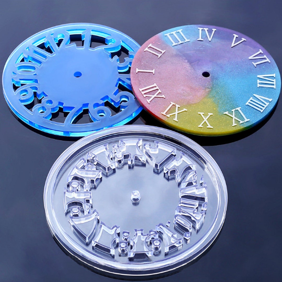 Clock Silicone Mold Mould With Watch Accessories Home Decoration Mould ...