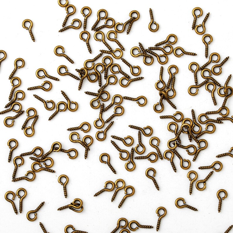 200PCS Screw Eye Bailsscrew Eye Pins Eyehook Screw Eye Pins - Etsy