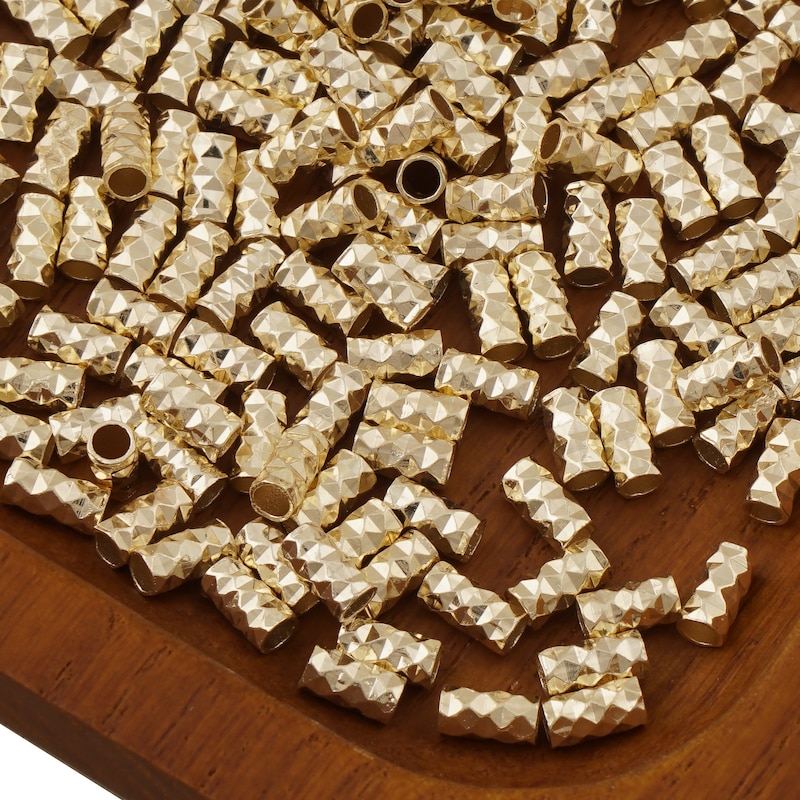 Brass Tube Beads - Etsy