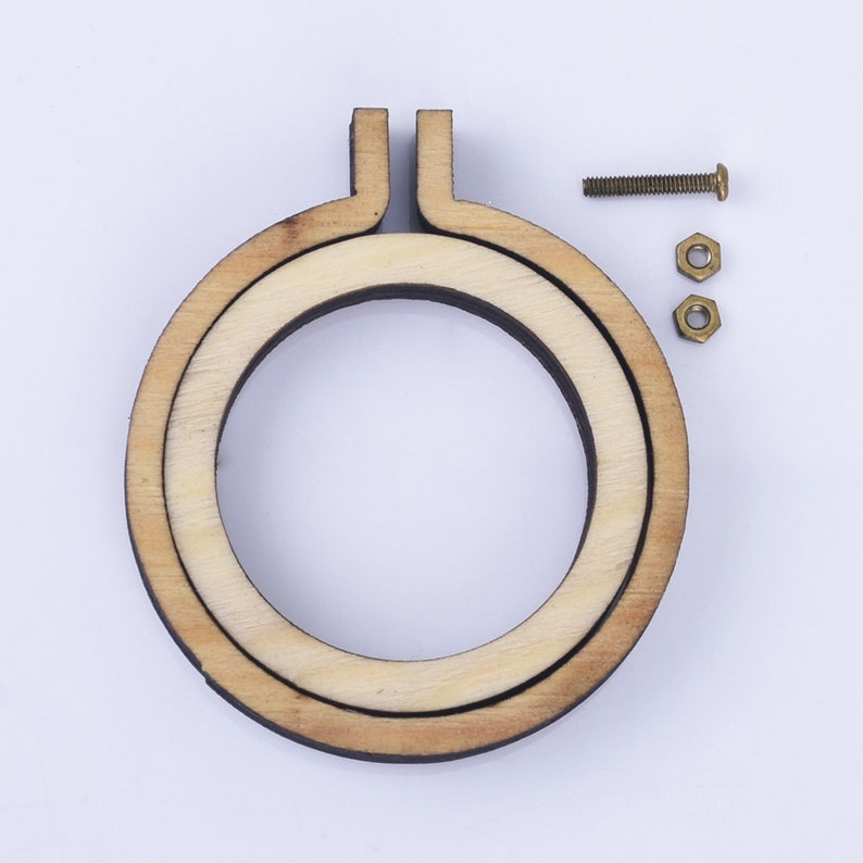 High Quality Mini Wooden Embroidery Hoop Cross Stitch Hoop | Etsy