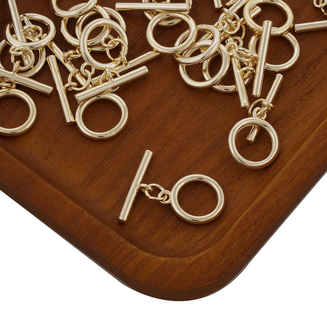 5PCS 14k Gold Filled Plain OT Clasp - Toggle Set Clasp - Custom for Jewelry Making 10412850 - Etsy