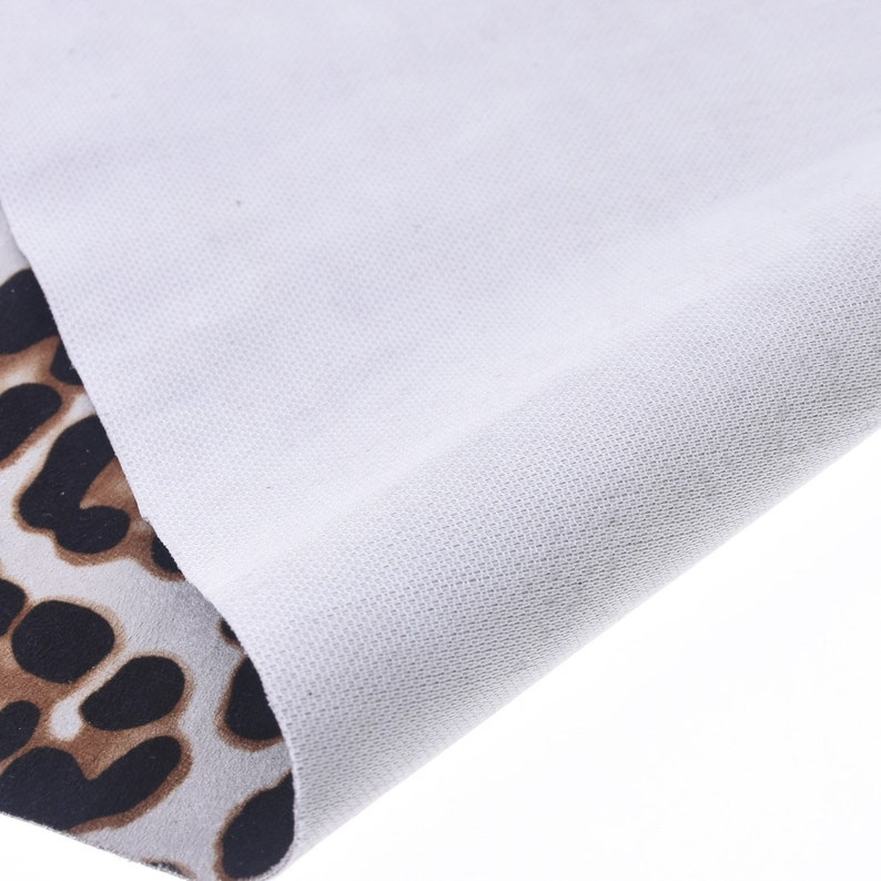 812 Suede Leopard Print Sheets Leather Print Sheets - Etsy