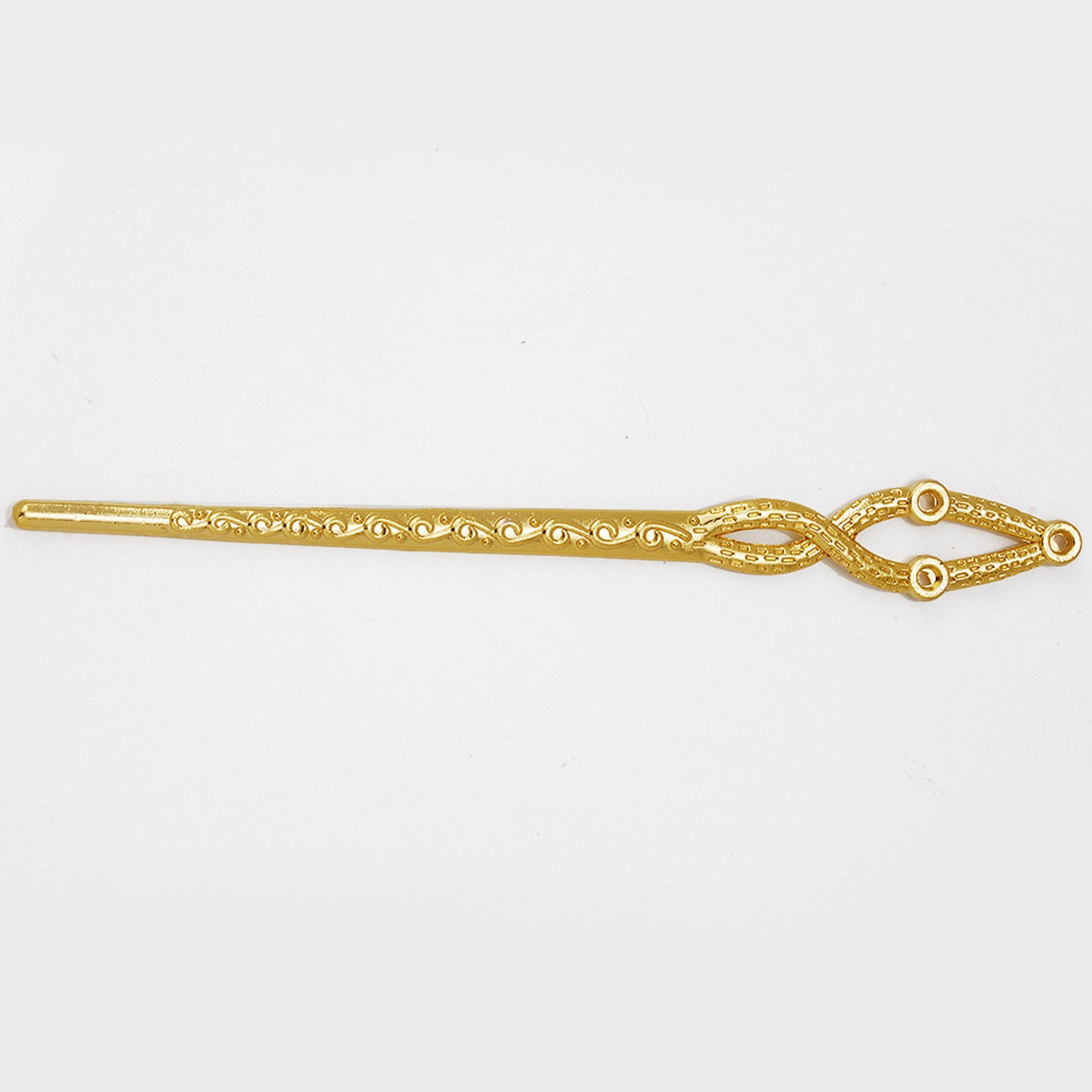 10PC Metal Hair Stick Pins Filigree Stamping Hole Diy Hair Pin - Etsy