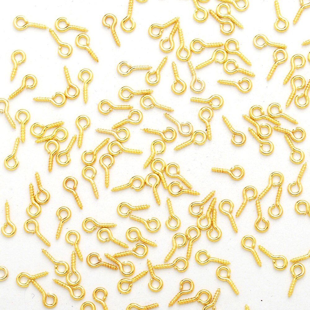 200PCS Screw Eye Bailsscrew Eye Pins Eyehook Screw Eye Pins - Etsy