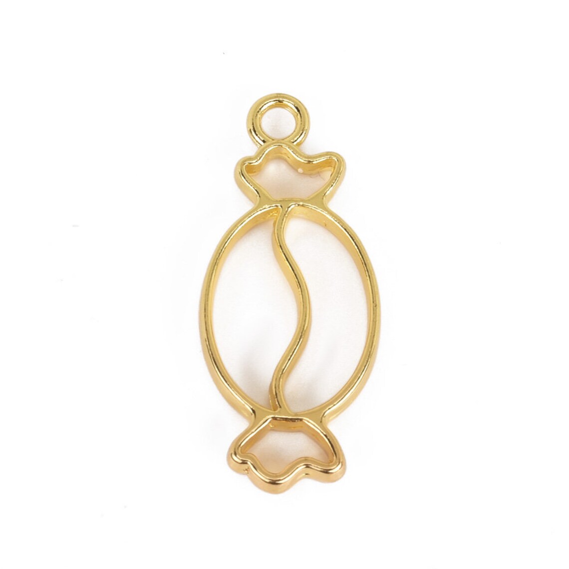 Open Back Pendant Open Bezel Charm Cameo Cabochon Pendant Frame Setting ...