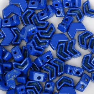 8*4*4mm Enamel Tile Beads, Chevron Arrow 2-hole Beads for Bracelets ...