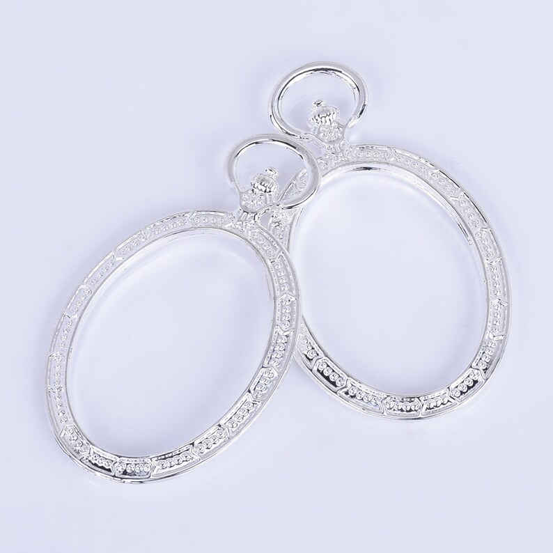 53313mm Oval Open Back Pendant Resin Setting Blanks Open - Etsy