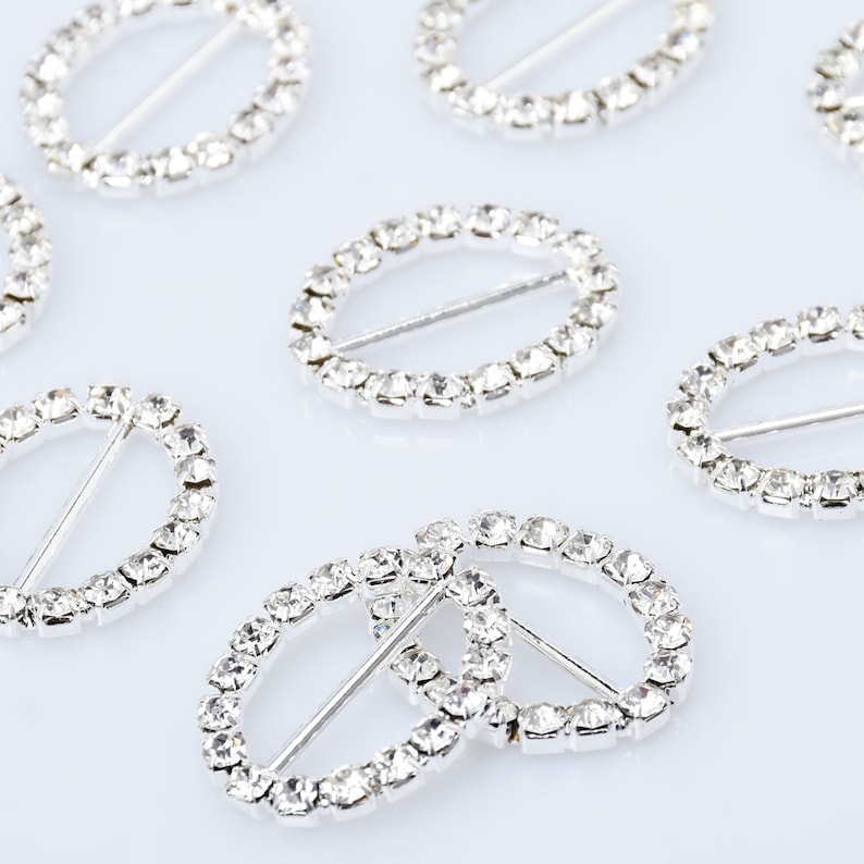 Bling Metal Rhinestone Buckle Sliders - Etsy