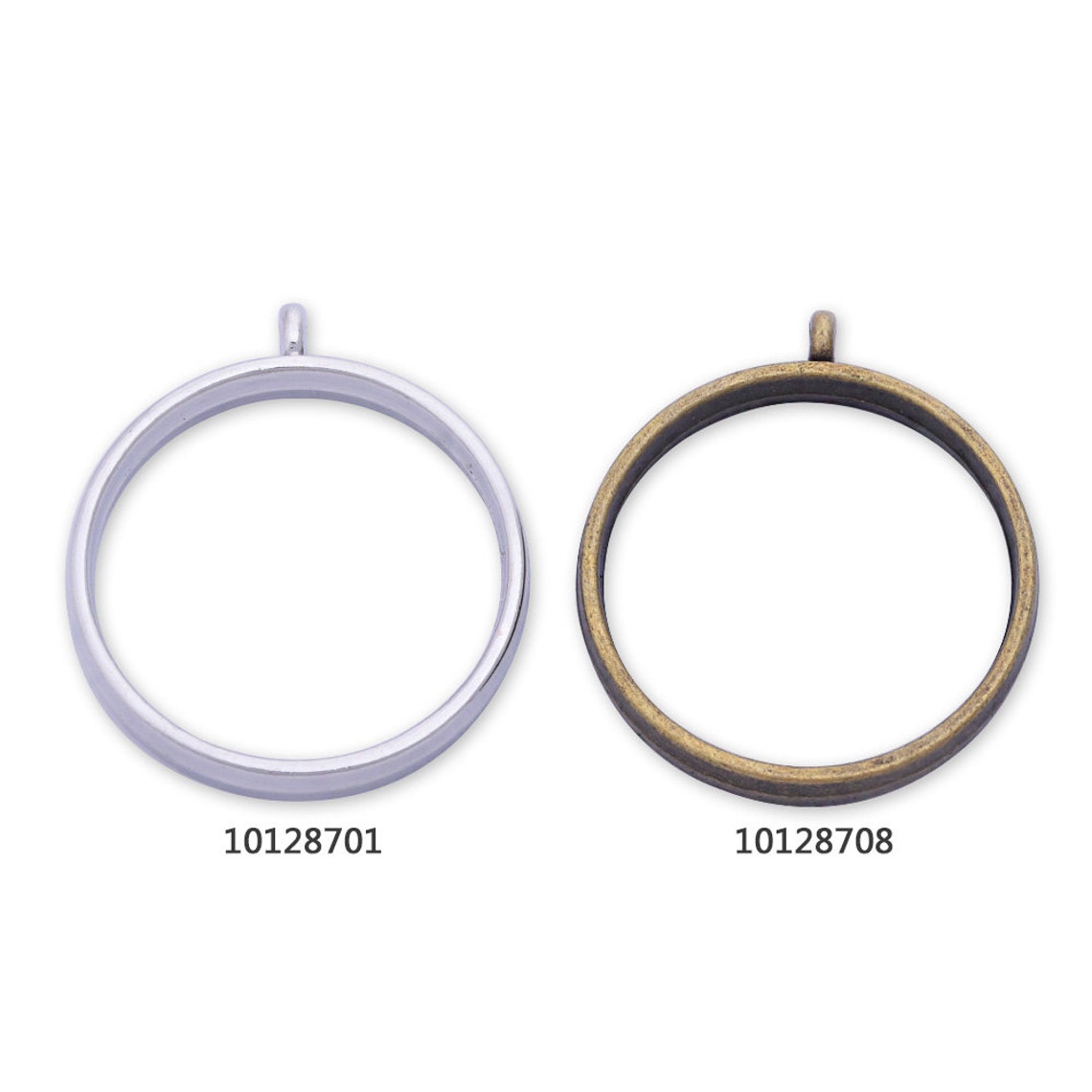 10 Metal Round Frame 28.528.54mm Open Back Pendant Trays - Etsy